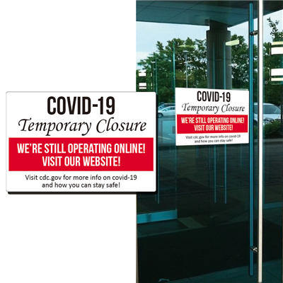 Temporary Closure Signs D1